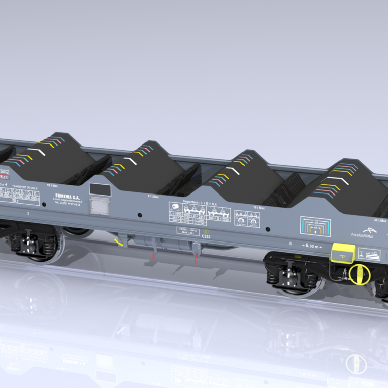 Flat wagons - Inveho